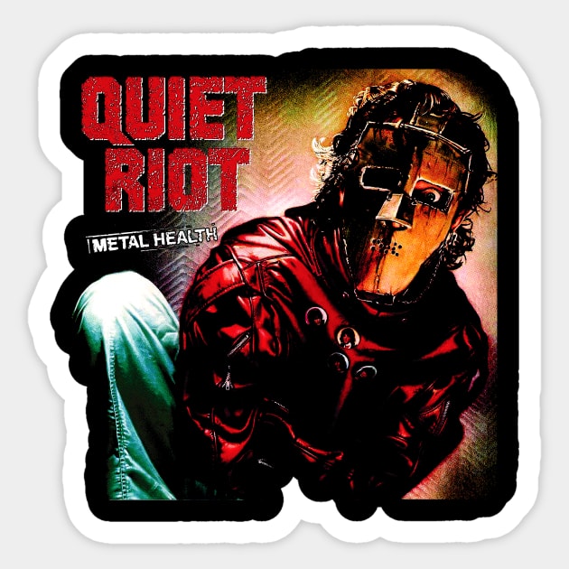 Quiet Riot Quiet Sticker Teepublic